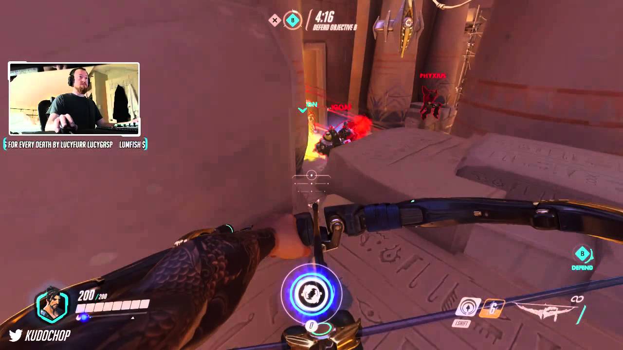 Hanzo ult + scatter shot combo - YouTube