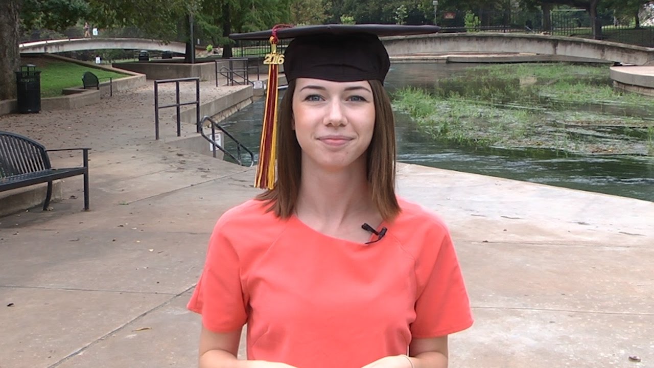 Texas State Graduation Tradition - YouTube