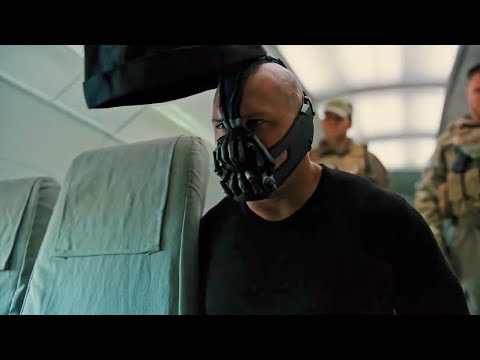 BANE VS CIA: Brutal Fight in the Air & Impossible Escape! | The Dark ...