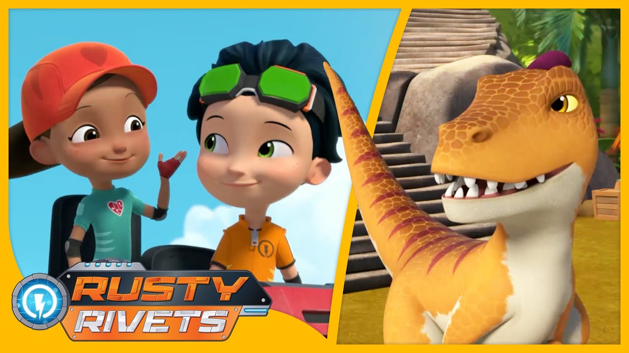Rusty’s Dino Island +MORE | Rusty Rivets | Cartoons for Kids - YouTube