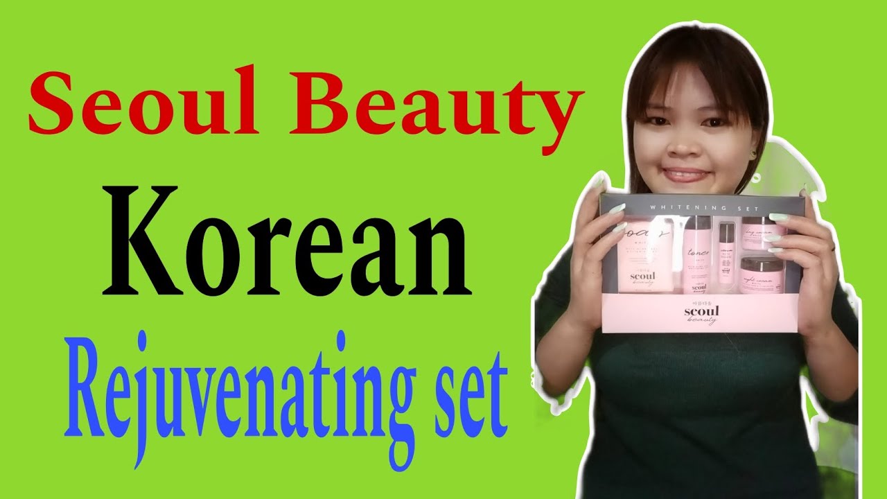 Seoul beauty rejuvenating set (honest review) - YouTube
