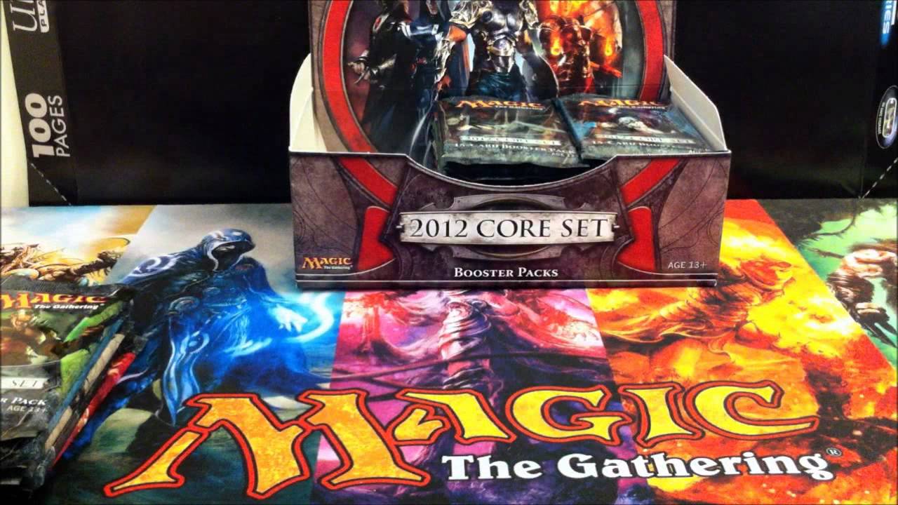 MTG 2012 Core Set Booster Box with THE GEEK part 1/3 - YouTube