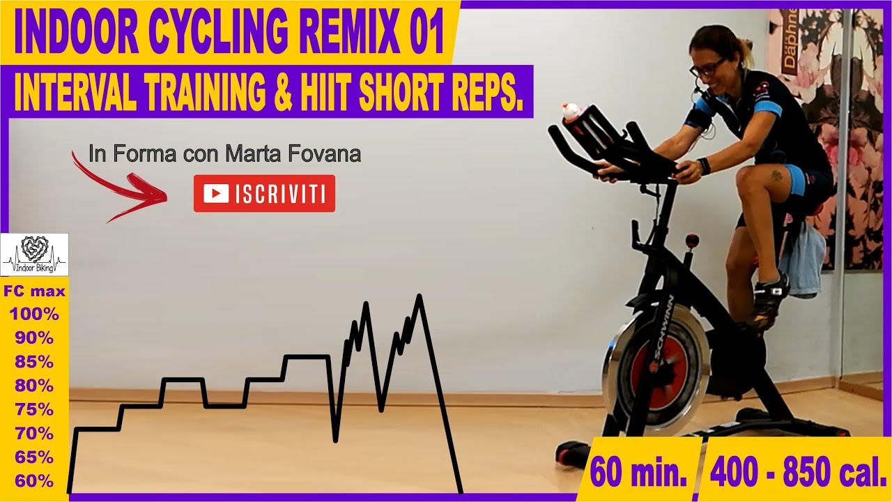Interval Training - Lezione Completa di Spinning - 60 min. di Indoor ...