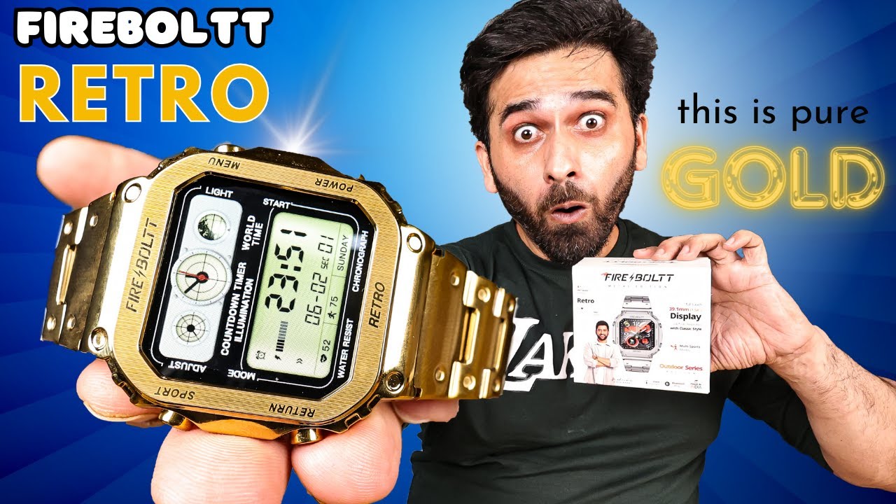 Personalize Your Style with fireboltt Retro Smartwatch | Unboxing ...
