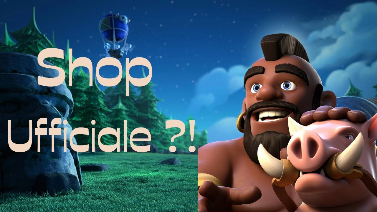 Shop Ufficiale Supercell ?!? Come acquistare merchandising - YouTube