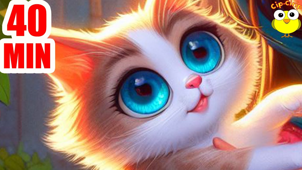 Pisicuta dragalasa cu ochi mari, albastri - Cantece pentru copii ...