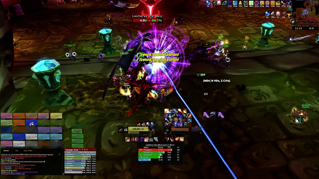 FIRST TRY - LEOTHERAS THE BLIND - Serpentshrine Cavern SSC (Rogue PoV ...
