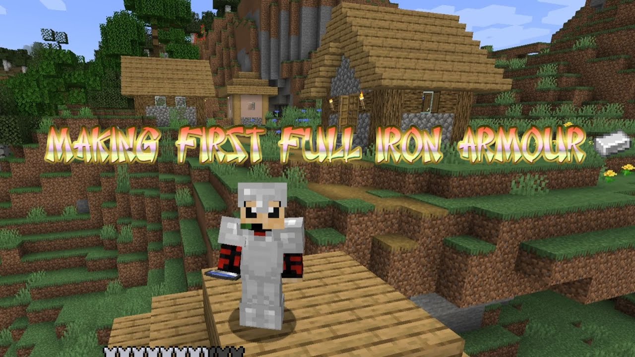 MAKING MY FIRST FULL IRON ARMOUR. - YouTube