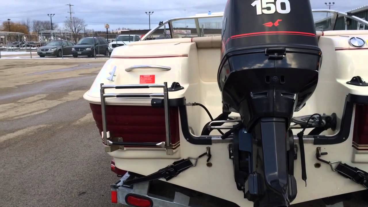 1995 Larson 174 SEI Bowrider - YouTube