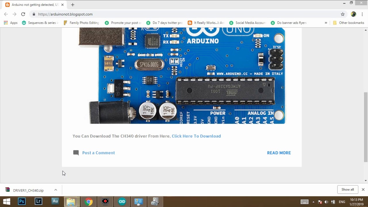 How To Install Driver For Arduino Board (Really Works 100%) - YouTube