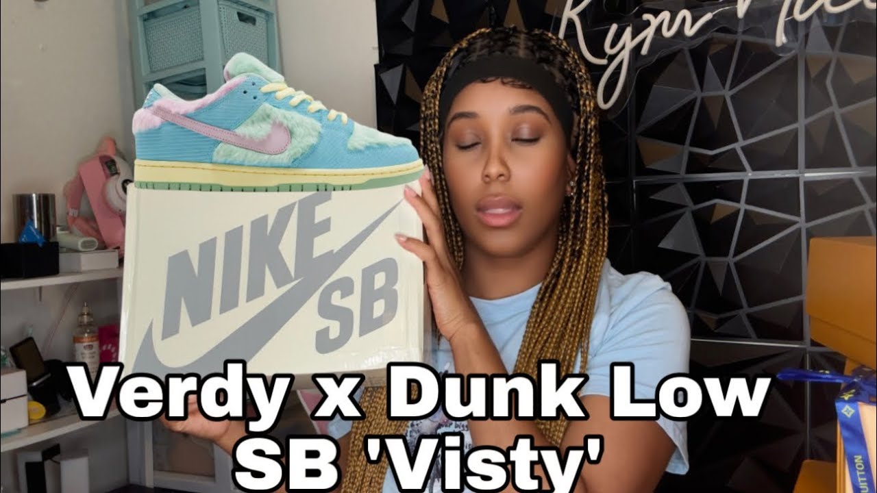 Verdy x Dunk Low SB “Visty” Unboxing | Colorful Sneaker Grail Reveal 🌈👟 ...