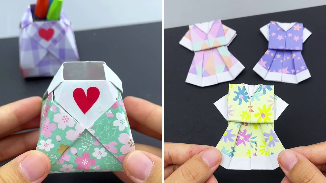 7 DIY Paper Craft Things You Love to Make | Cute Origami Crafts with ...