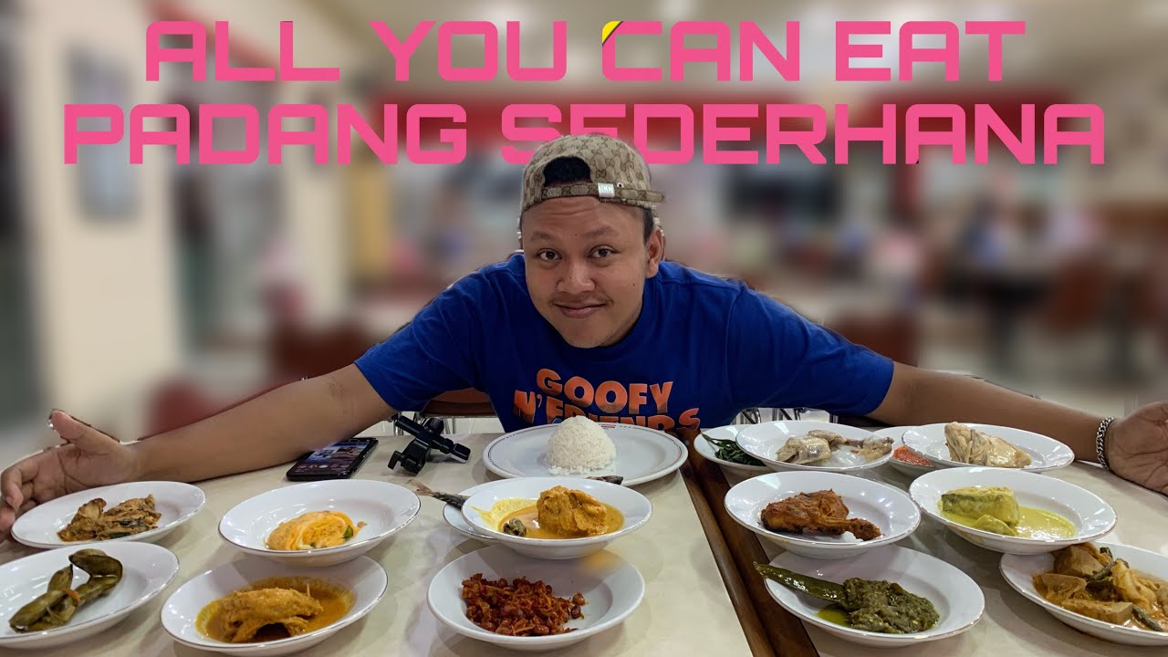 ALL YOU CAN EAT PADANG RODOK NGAMPLENG - YouTube