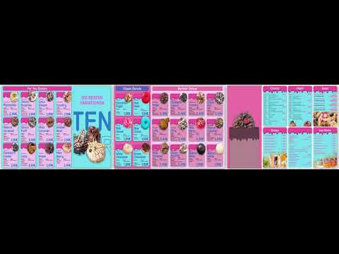Donut Café Digital Menu Board System