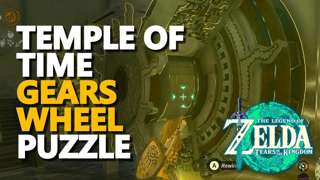 Temple of Time Gears wheel Puzzle Zelda Tears of the Kingdom - YouTube