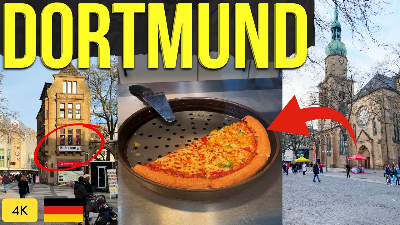 Dortmund City Walking Tour / Dortmund Germany Shopping Street Walking ...