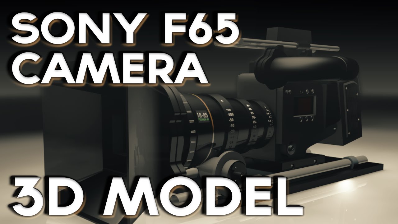 Cinema 4D R16 3d modeling, texturing and animation - Sony F65 Camera ...