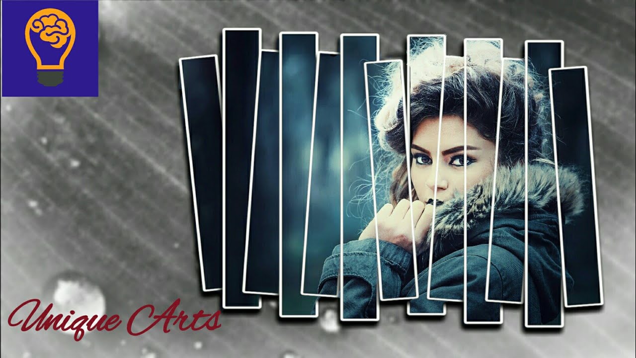 Picsart Image-Overlapping Effect | Editing Tutorial | Unique Arts - YouTube