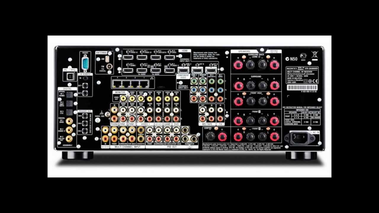 Sony STR DA5800ES AV ресивер - YouTube