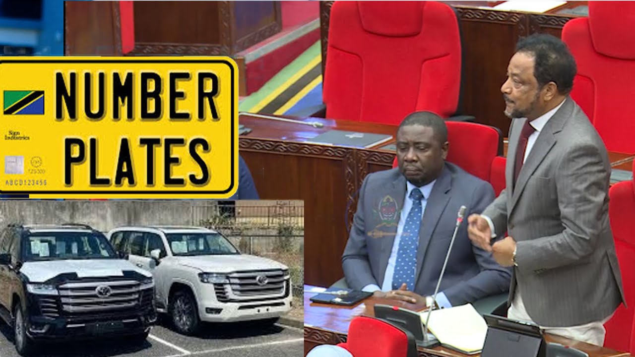 MBUNGE AOMBA PLATE NAMBA KISA HAPEPERUSHI BENDERA, ADAI KUCHELEWA ...