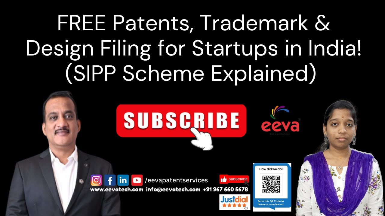 FREE Patents, Trademark & Design Filing for Startups in India! (SIPP ...