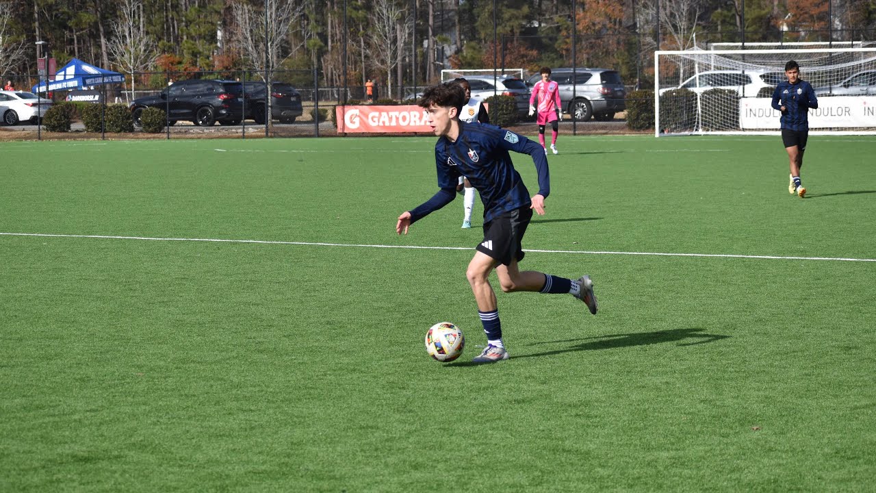 Diego Ortiz NCFC Academy-ECNL SC/ NCFC showcase highlights - YouTube