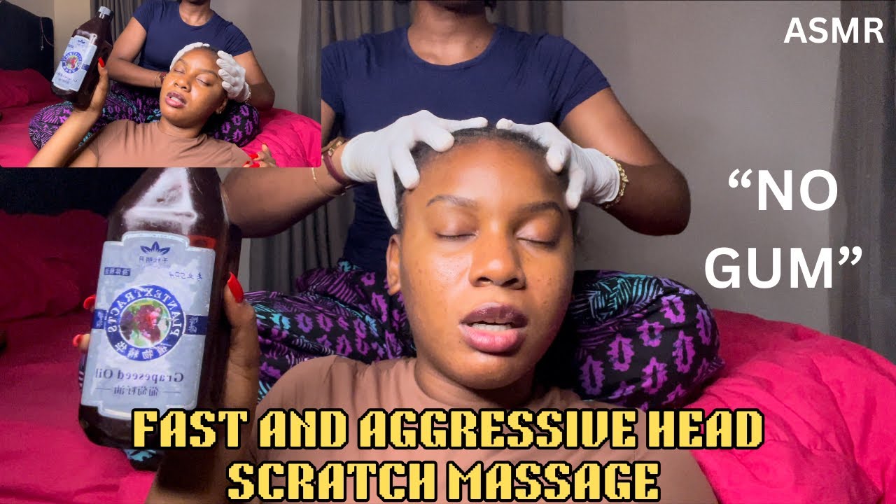 ASMR FAST & AGGRESSIVE HEAD SCRATCH MASSAGE / INTENSE OILING - YouTube