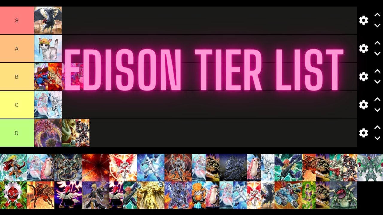 The Best Decks of Edison Format TIER LIST 2023 - YouTube