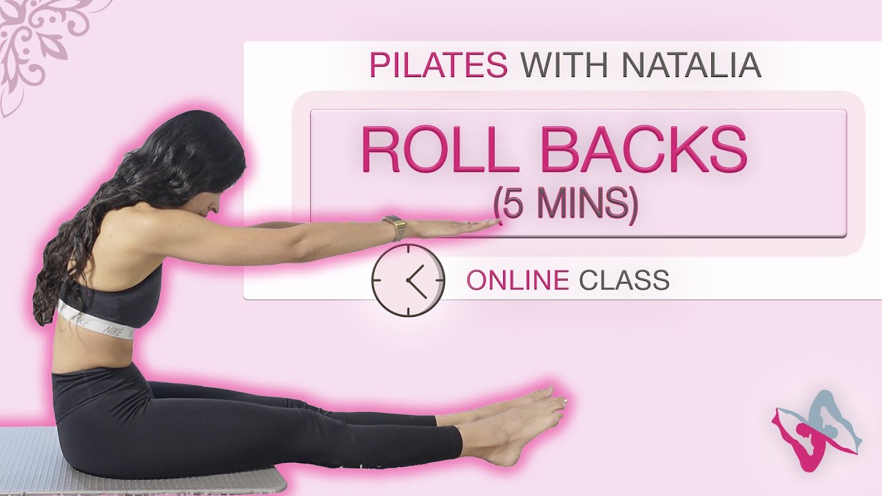 The ROLL BACKS Exercise | Pilates From Home - Online Tutorial - YouTube