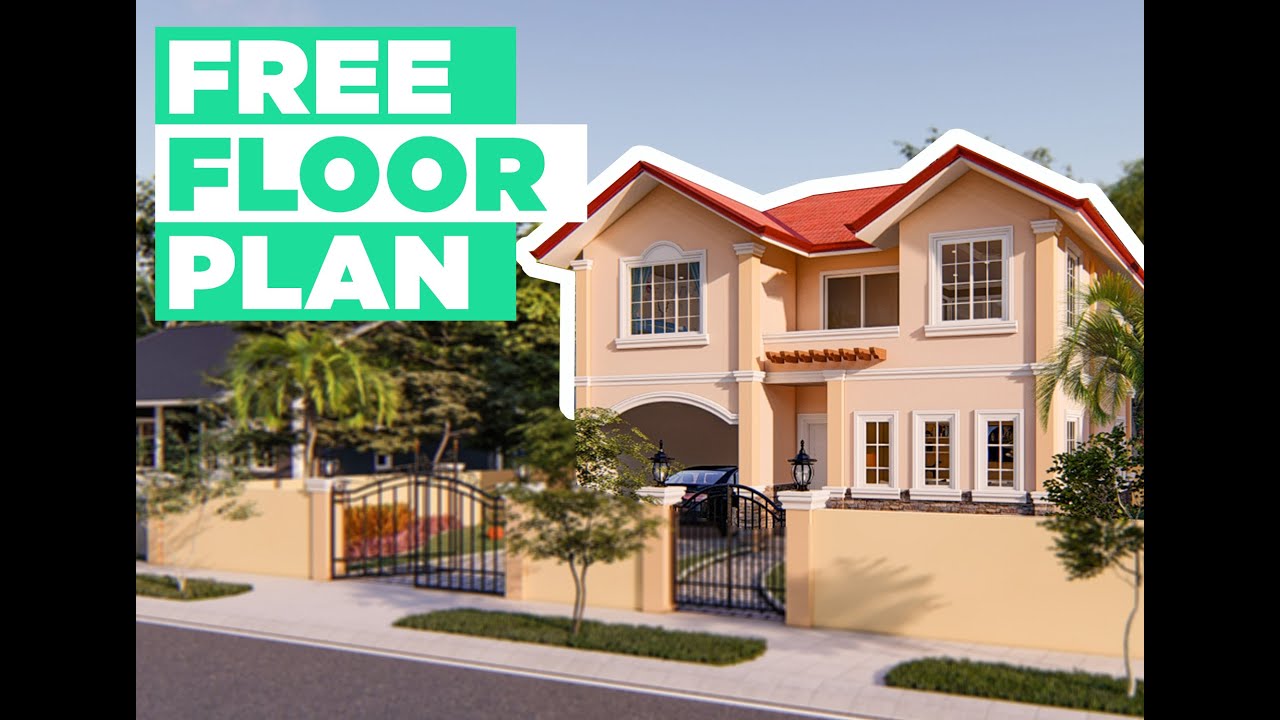 10m X 10m 4 Bedroom House Design And Walkthrough FREE FLOOR PLAN