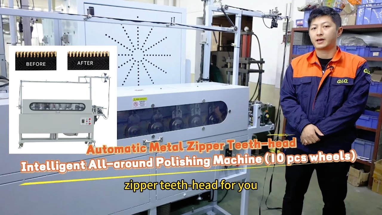 QLQ-10THPM Discover the Power of Our Metal Zipper Teeth-head Polishing ...
