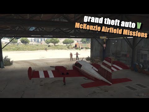 GTA V | McKenzie Airfield Missions - YouTube