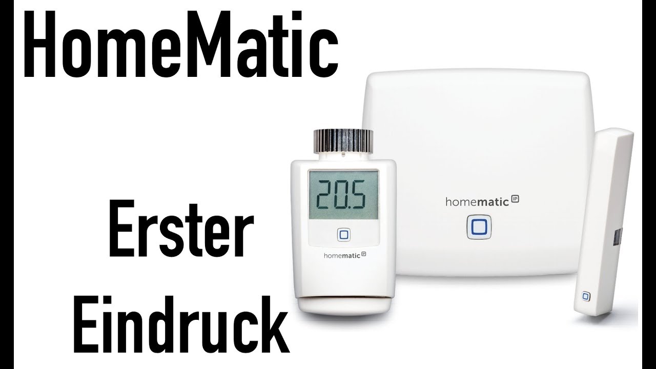 HOMEMATIC SMARTHOME: ERSTER EINDRUCK & UNBOXING!! - YouTube