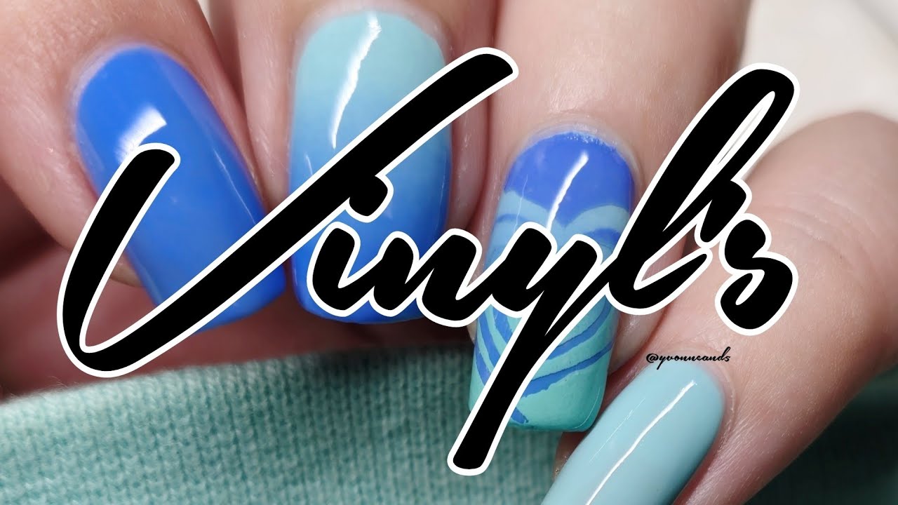 Reverse Gradient using Heart Nail Vinyl's | Nail Stencil | Sticker ...