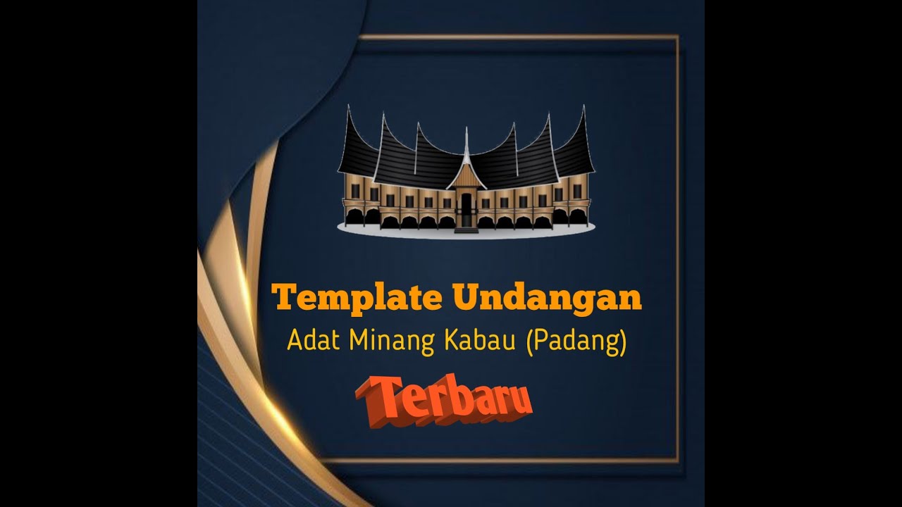 Template Undangan Digital Adat Minang (Padang) Terbaru - YouTube