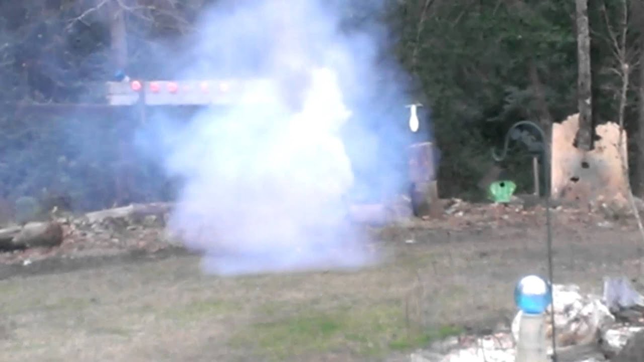 Big boom and smoke ring!!! - YouTube