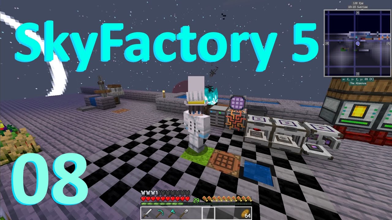 SkyFactory 5 | 08 | RGB Printer, Steel and Applied Energistics | Silent ...