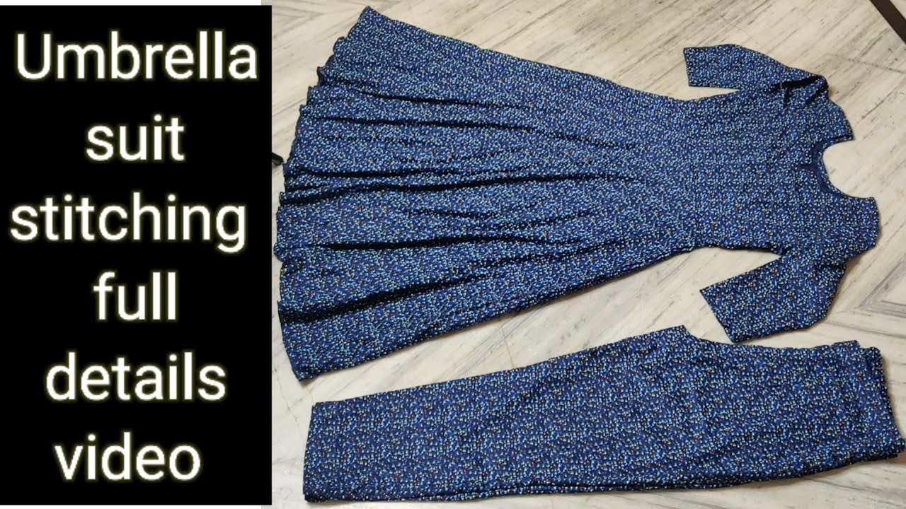 Umbrella Cut Kurti cutting and stitching || stitching method step by ...
