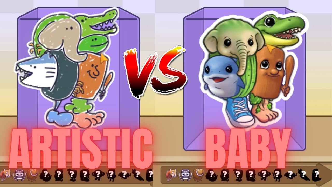 ARTISTIC VS BABY Merge Fellas: WHO WILL WIN? - YouTube