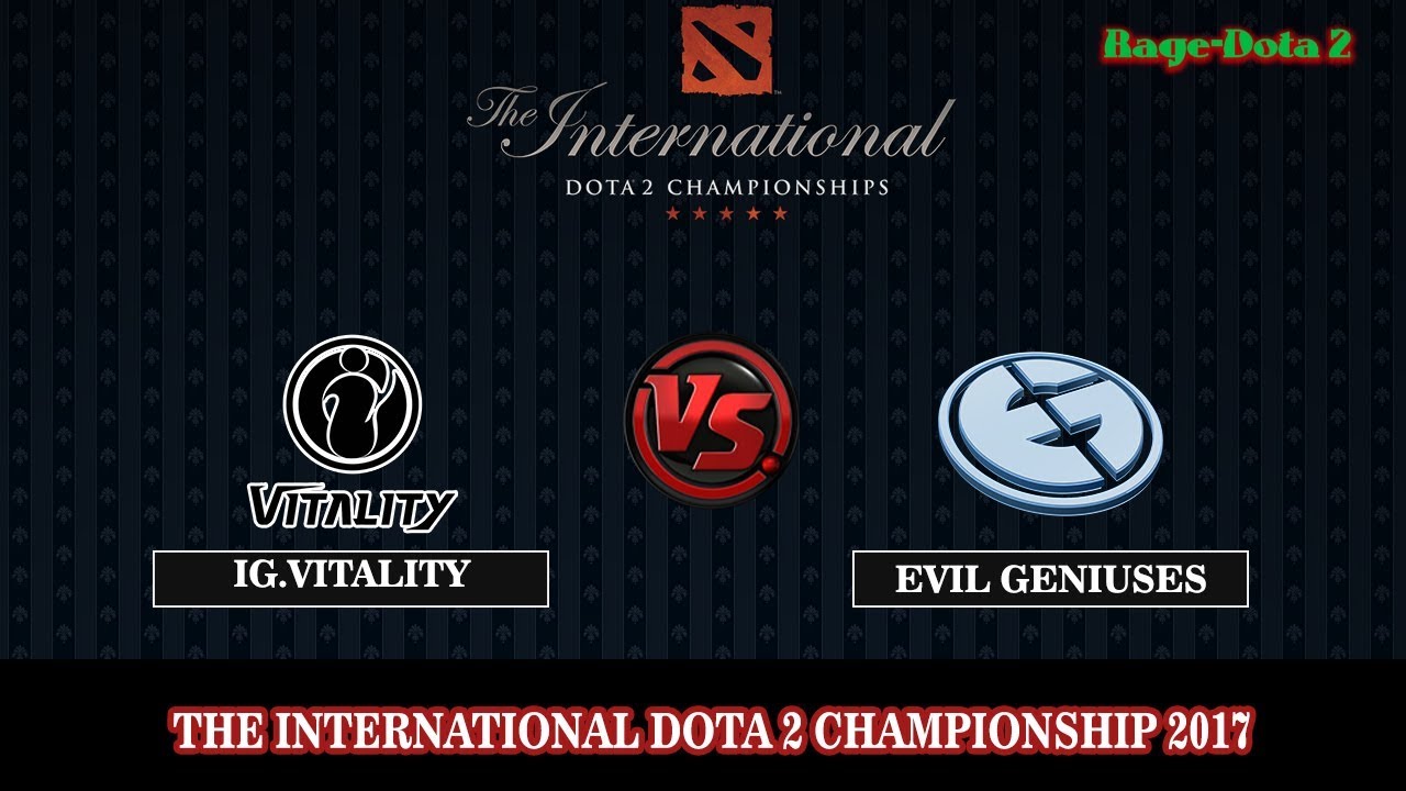 IG Vitality VS Evil Geniuses (EG) BO2 ( Game ) | DOTA 2 The International 7 (TI7) 2017 - YouTube