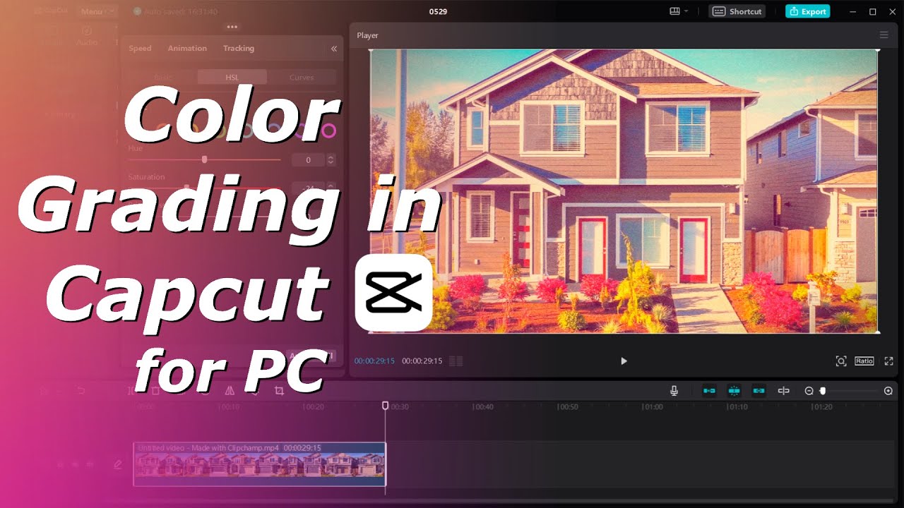 Video Color Grading in Capcut for PC - YouTube
