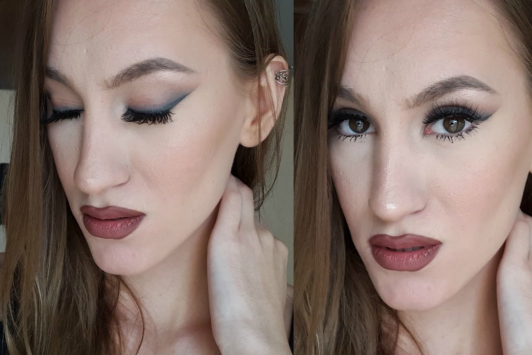 Εύκολο Smokey Cat Eye Μακιγιαζ/ Easy Smokey Cat Eye Tutorial | Sonia Th ...