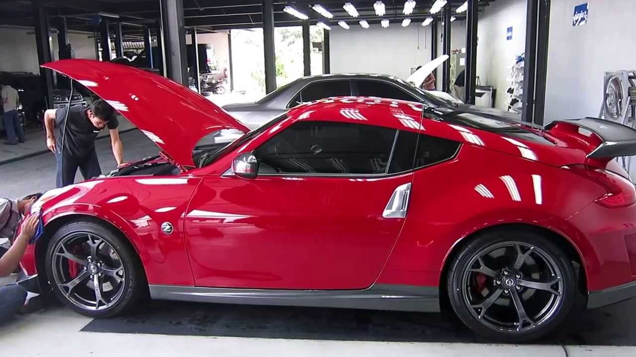 Nissan 370Z, Clear Body Stone Guard Wrap Car by Tony Wrap - YouTube