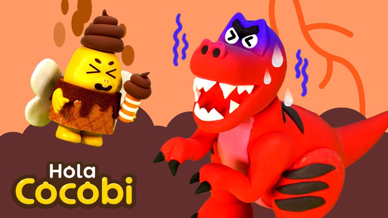 ¡T-rex No Puede Hacer Caca!😱🦖Dinosaurios para Niños | Canciones ...