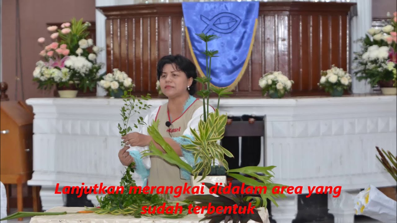 Belajar Merangkai Daun - YouTube