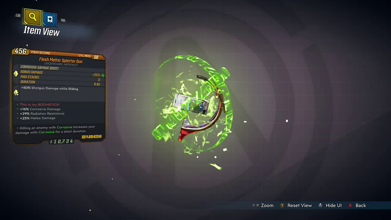 Borderlands 3 FLESH MELTER SPLATTER GUN - YouTube