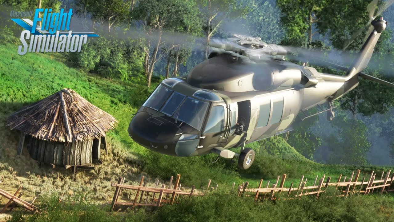 LIVE! Microsoft Flight Simulator | Black Hawks In Papua New Guinea ...