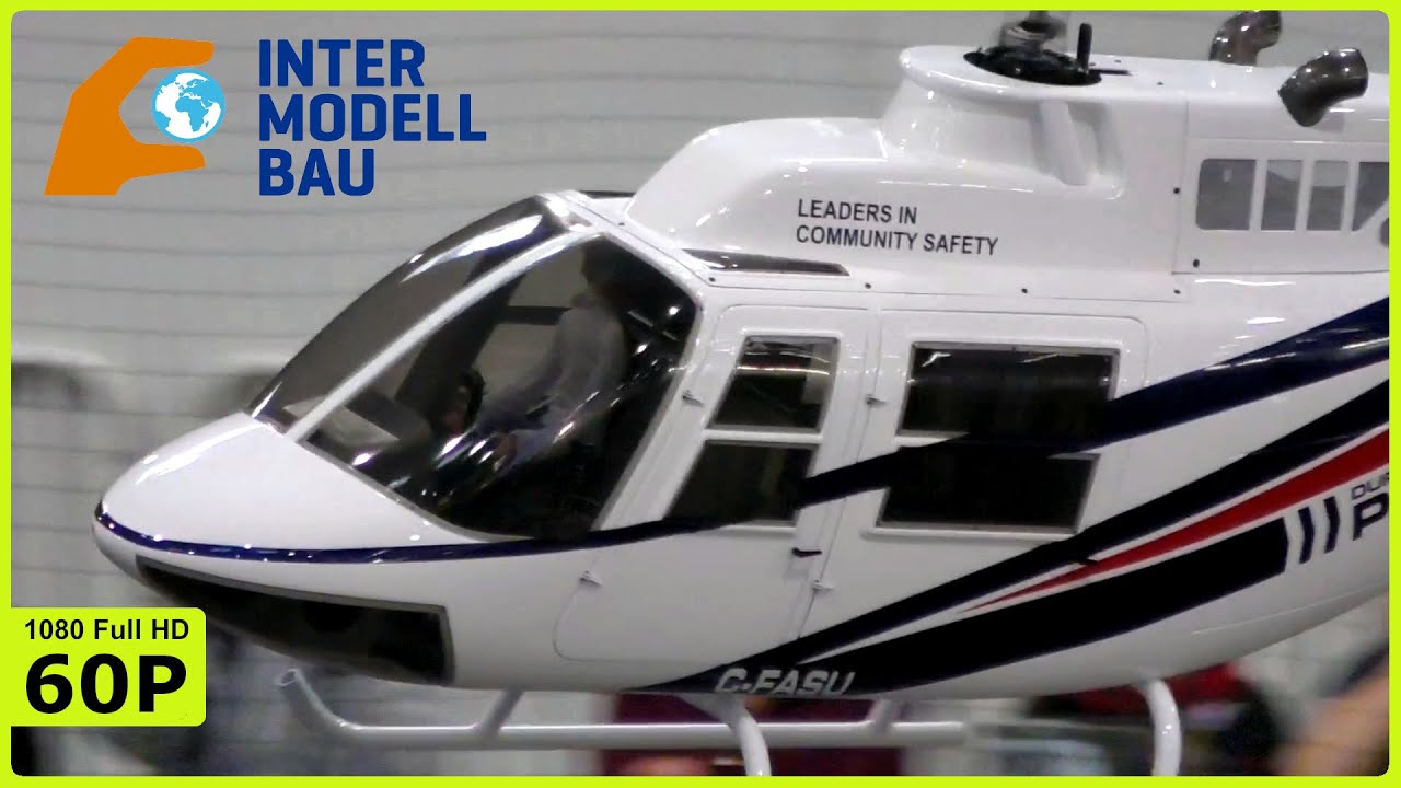 XL RC BELL 206 JET RANGER INDOOR FLIGHT - INTERMODELLBAU DORTMUND 2019 ...