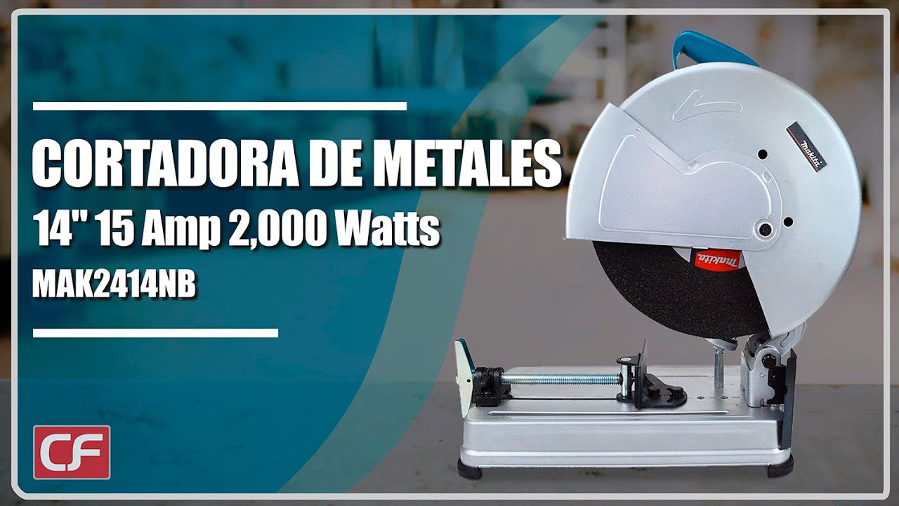 Cortadora De Metales 14" 15 Amp 2,000 Watts Makita 2414NB - YouTube