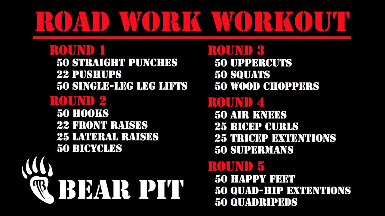At Home Workout - Road Work Workout - YouTube